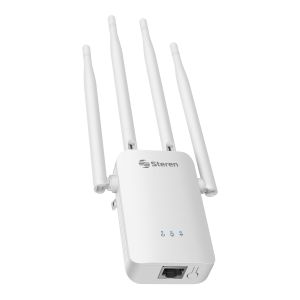 Repetidor / Router Wi-Fi 300 Mbps 2,4 GHz, hasta 30 m de cobertura – Steren – Shopper Mall