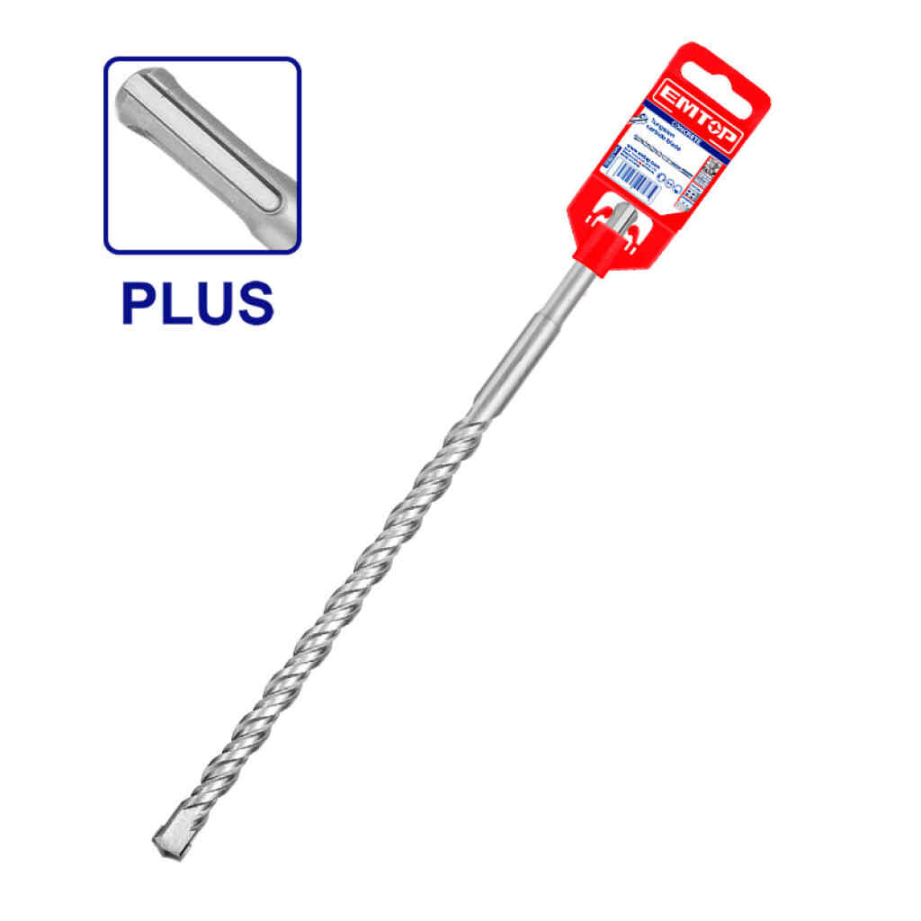 BROCA PARA ROTOMARTILLO SDS PLUS, 5/16 X 6 1/4 PULGADAS. MARCA EMTOP